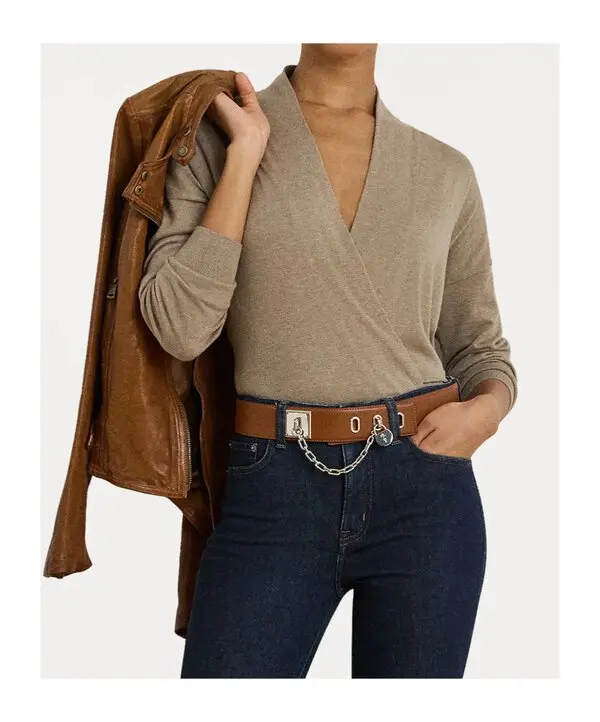 Ralph Lauren Crossover Neck Jumper