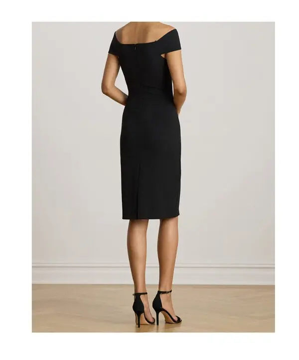 Ralph Lauren Boatneck Knotted Dress