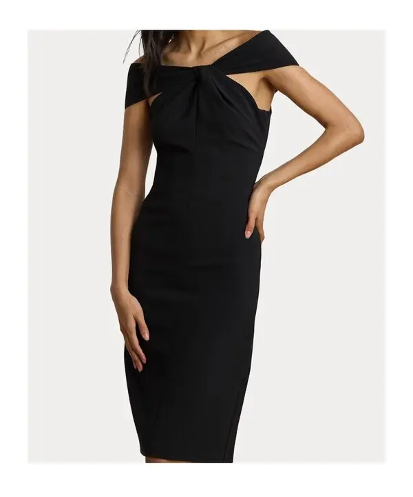 Ralph Lauren Boatneck Knotted Dress