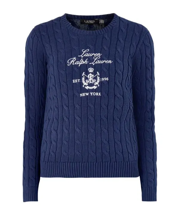 Ralph Lauren Cable Knit Crew Neck Jumper