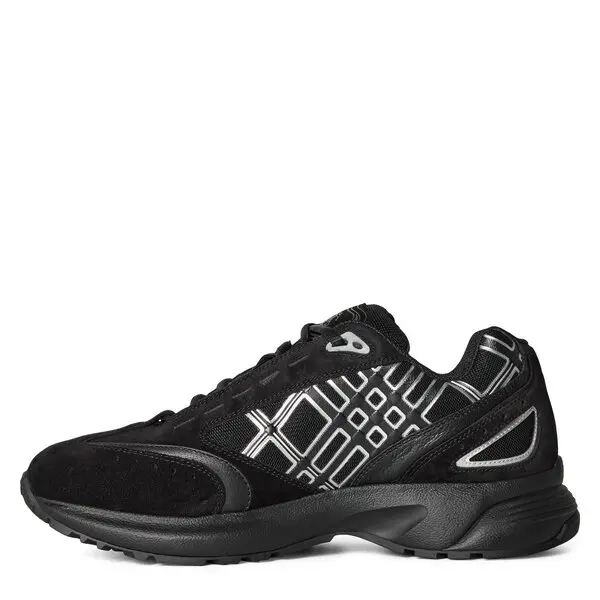 Burberry Low-profile Athletic Sneakers With Suede And Mesh Upper