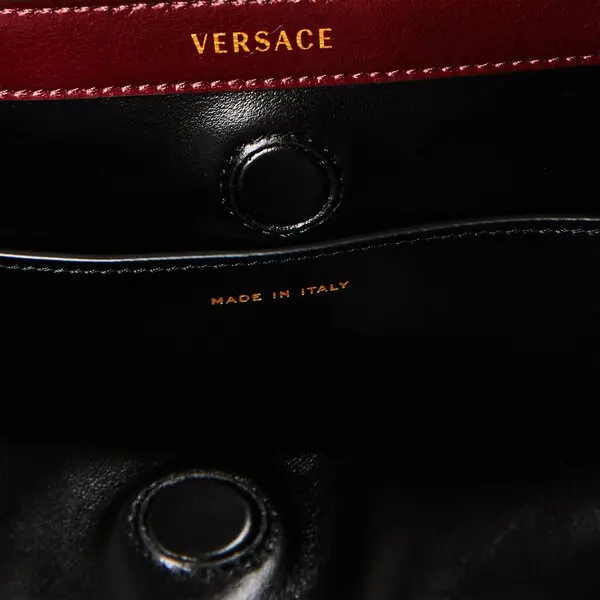 Versace Solid Color Shoulder Bag