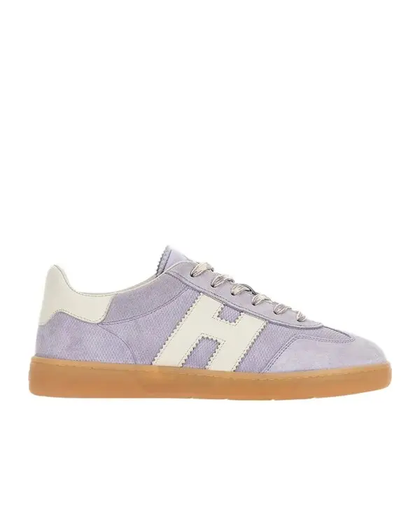 Hogan Cool Logo-patch Sneakers - Purple