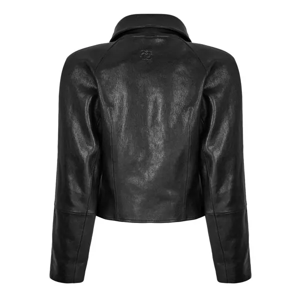 Magda Butrym Leather Double Breasted Jacket
