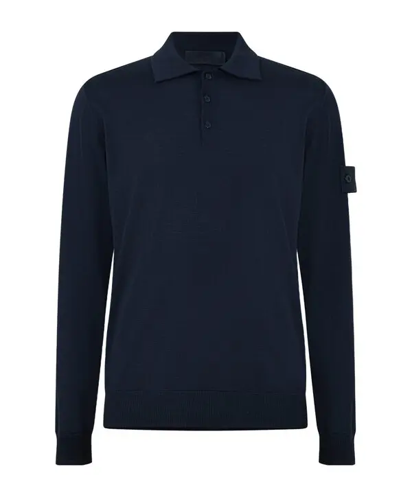 Stone Island Long-sleeve Polo Sweater