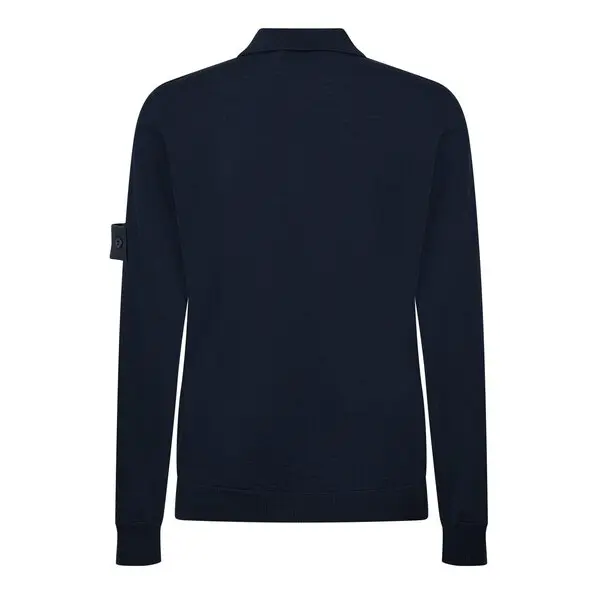 Stone Island Long-sleeve Polo Sweater