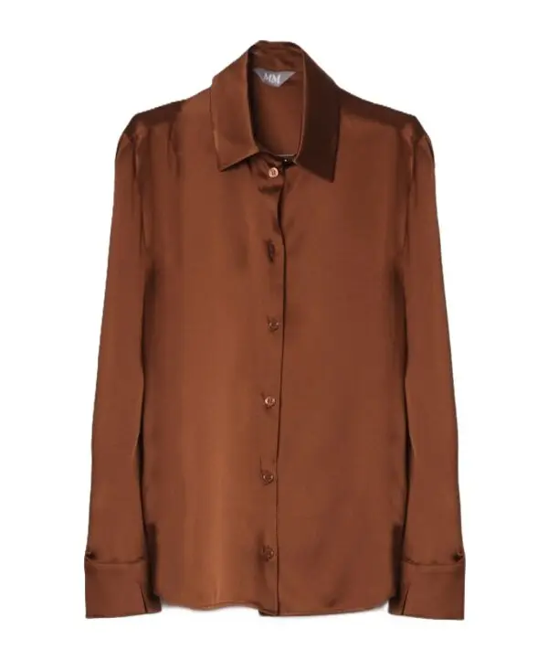 Max Mara Long Sleeve Shirt - Brown