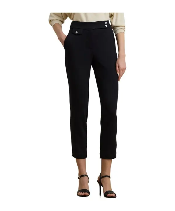 Ralph Lauren Cropped Buttoned Trousers