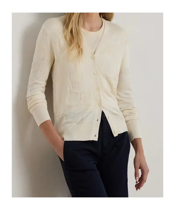 Ralph Lauren V-neck Long-sleeved Cardigan