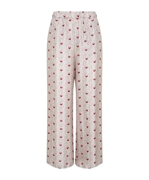 Max Mara Printed Elastic Waist Trousers