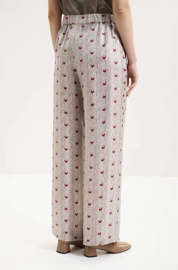 Max Mara Printed Elastic Waist Trousers