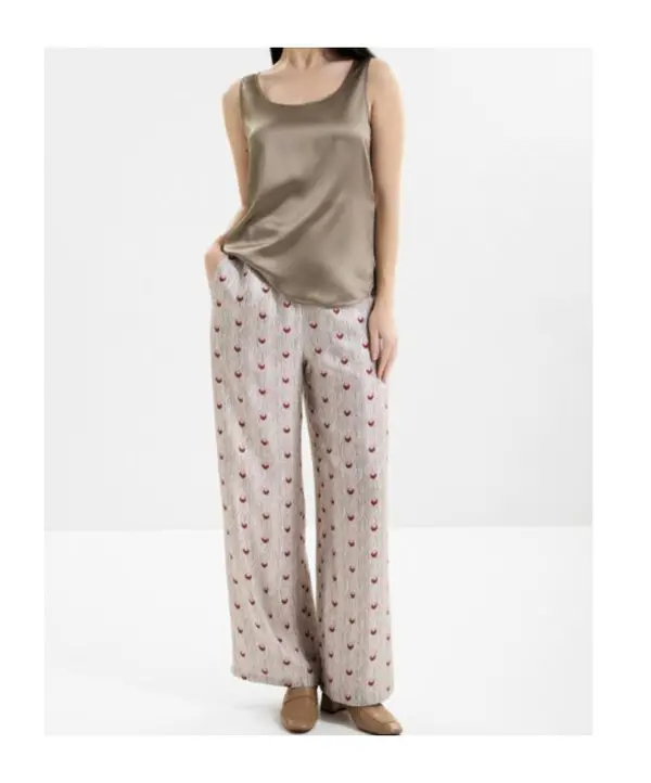 Max Mara Printed Elastic Waist Trousers