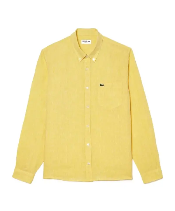 Lacoste Light Corduroy Lapel Long-sleeve Shirt