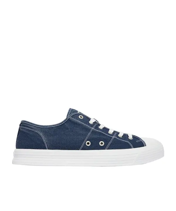 Polo Ralph Lauren Contrast-stitched Low-top Sneakers - White