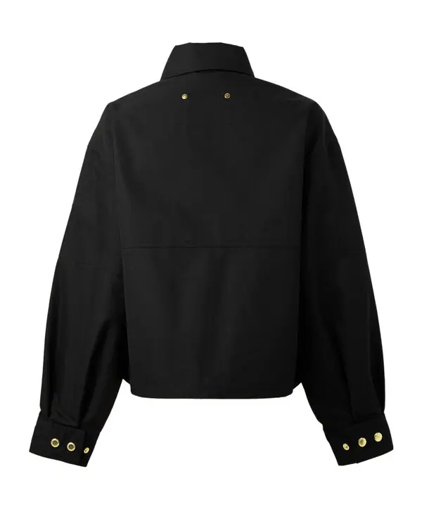 Barbour Casual Jacket With Spread Collar And Zip-up Front