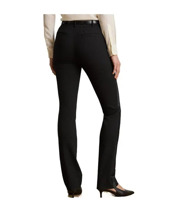 Ralph Lauren Satin-stripe Straight Trousers