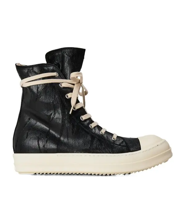 Rick Owens Solid Color High-top Casual Shoes