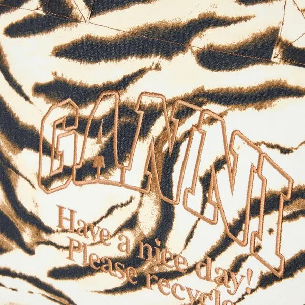GANNI Zebra Print Tote Bag