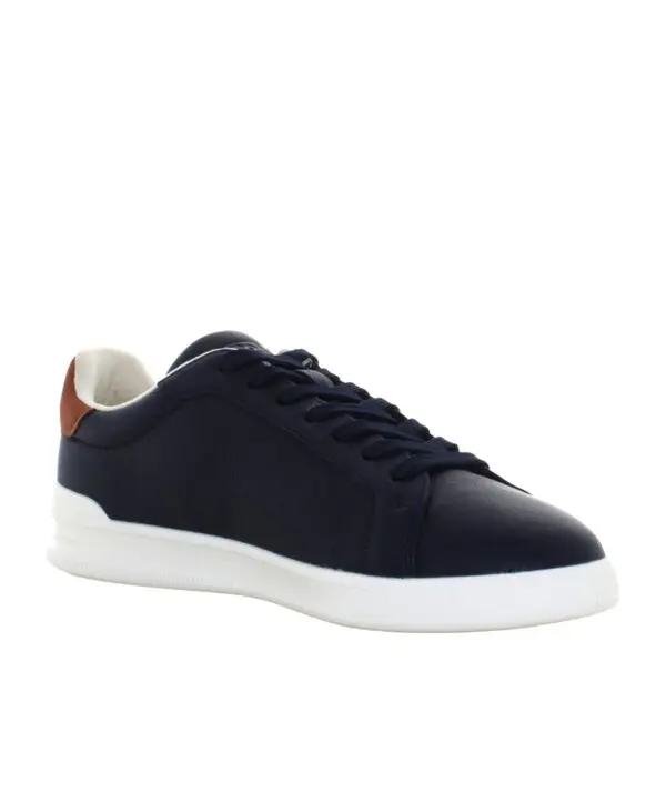 Polo Ralph Lauren Logo-embroidered Leather Sneakers