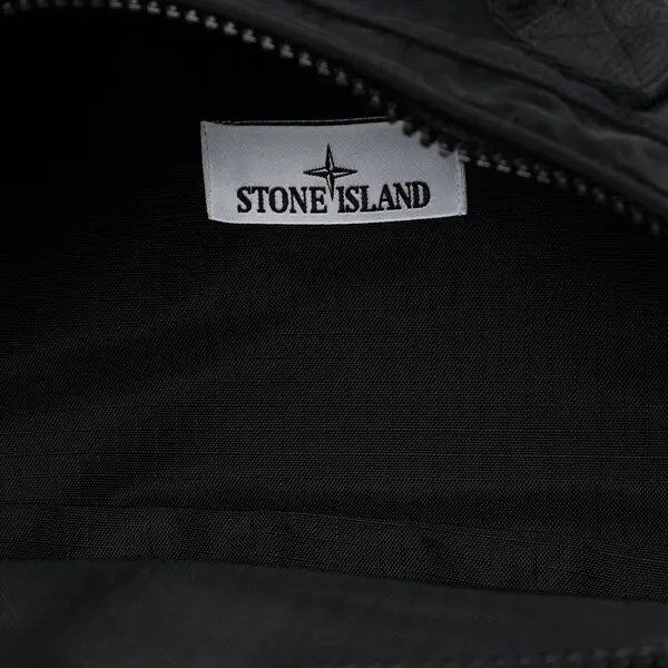Stone Island Lightweight Fabric Backpack - Black