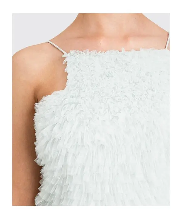 TWINSET Ruffled Mini Dress With Back Tie