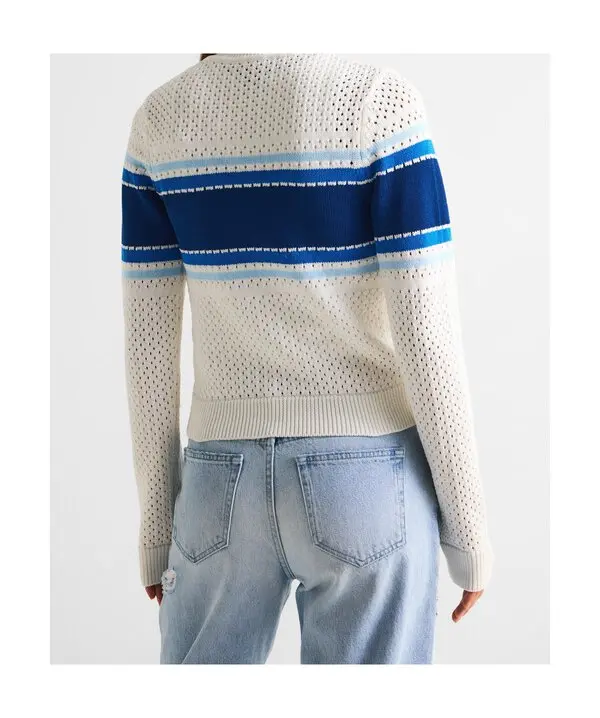 Casablanca Zip-up Knit Top