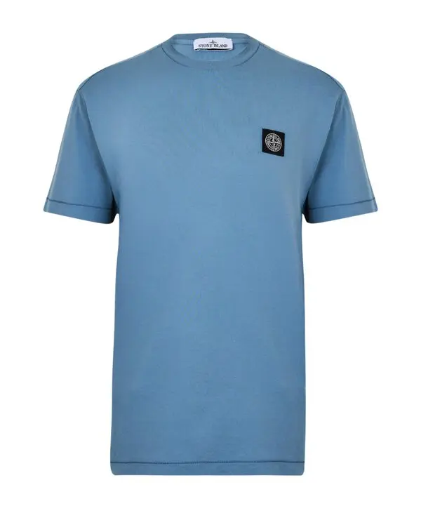 Stone Island Compass Print Cotton Tee