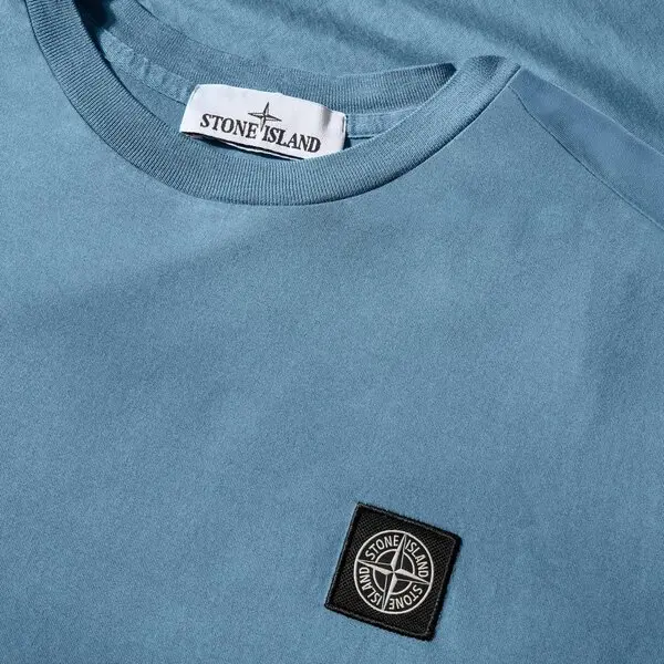 Stone Island Compass Print Cotton Tee