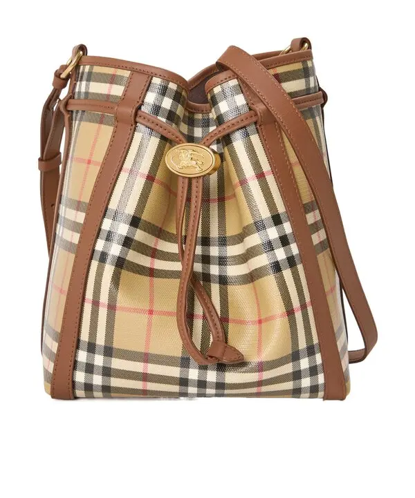 Burberry Drawstring Bucket Crossbody Mini Bag