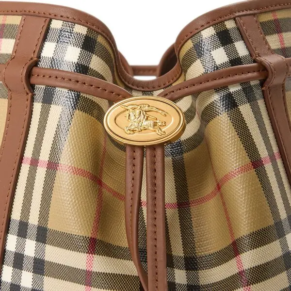 Burberry Drawstring Bucket Crossbody Mini Bag