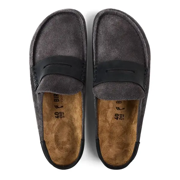 BIRKENSTOCK Suede Slip-on Loafer Clogs