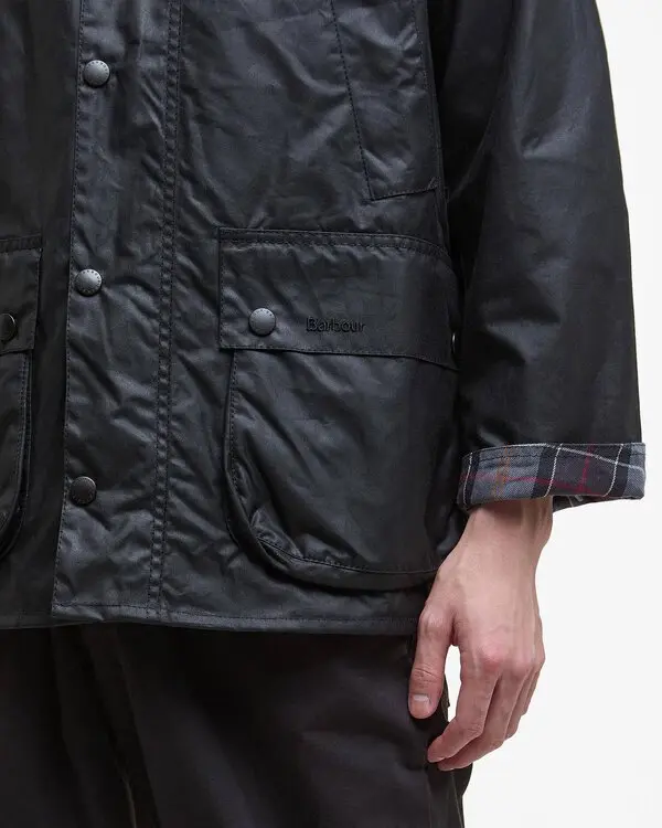 Barbour Cotton Jacket With Corduroy Collar