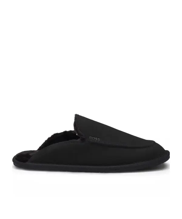 Hugo Boss Msfr Topstitched Slippers