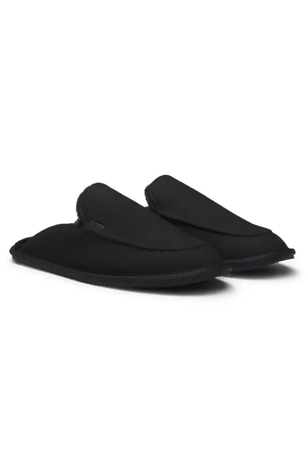 Hugo Boss Msfr Topstitched Slippers