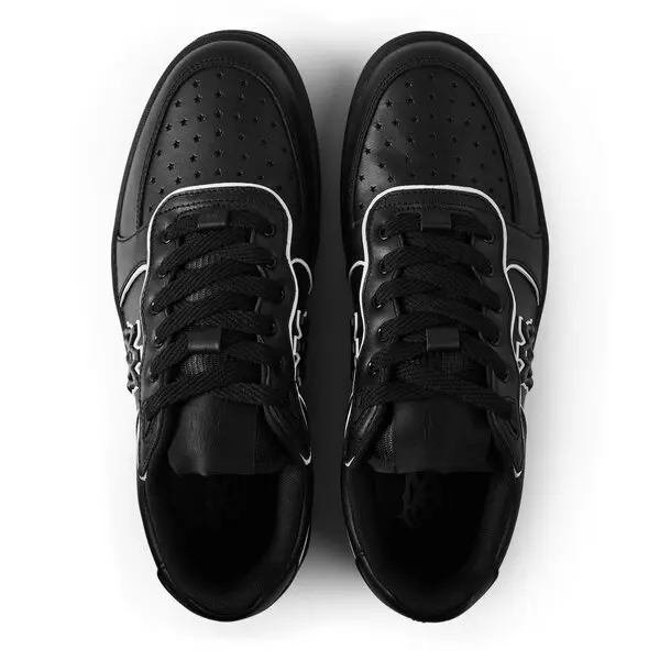 Amiri Low-top Leather Skate Sneakers With Contrast Stitching