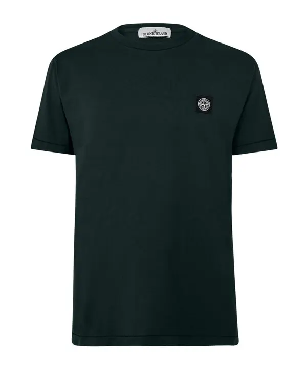 Stone Island Cotton Compass Logo Patch T-shirt