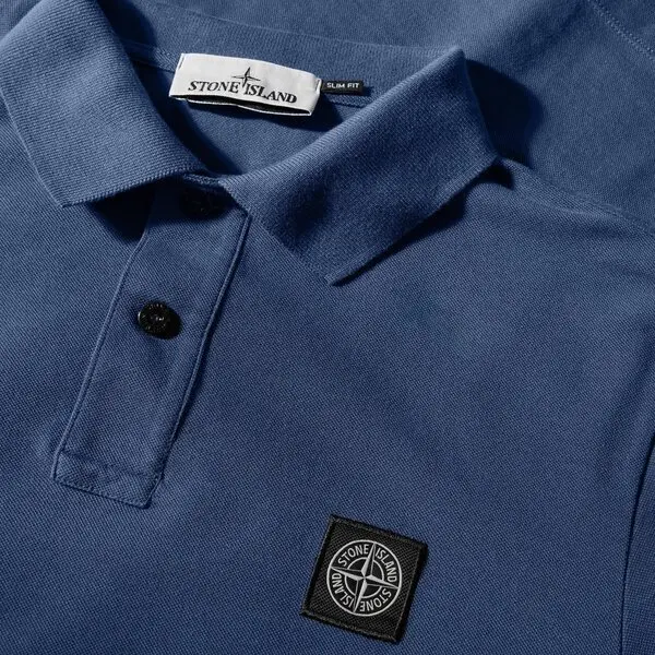 Stone Island Solid Short-sleeve Polo Shirt