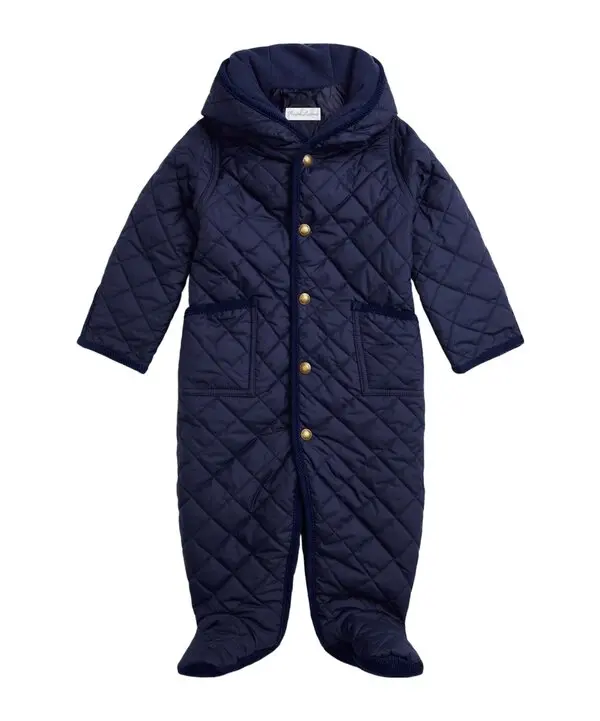 Polo Ralph Lauren Quilted Snowsuit With Hood