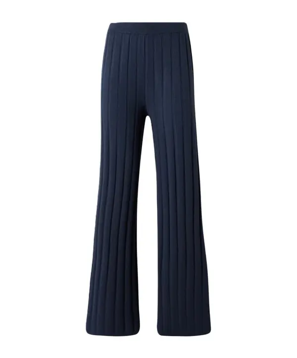 Max Mara Ribbed Knit Relaxed Fit Casual Pants