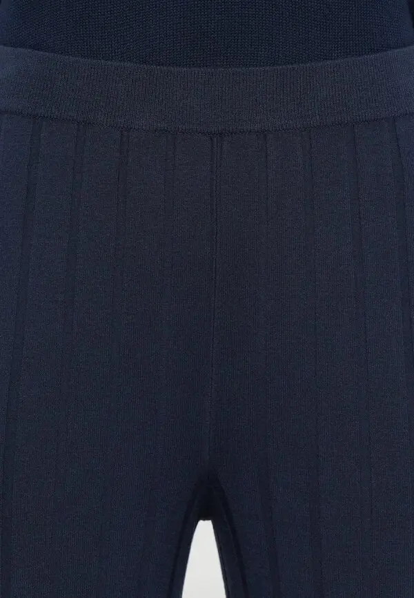Max Mara Ribbed Knit Relaxed Fit Casual Pants