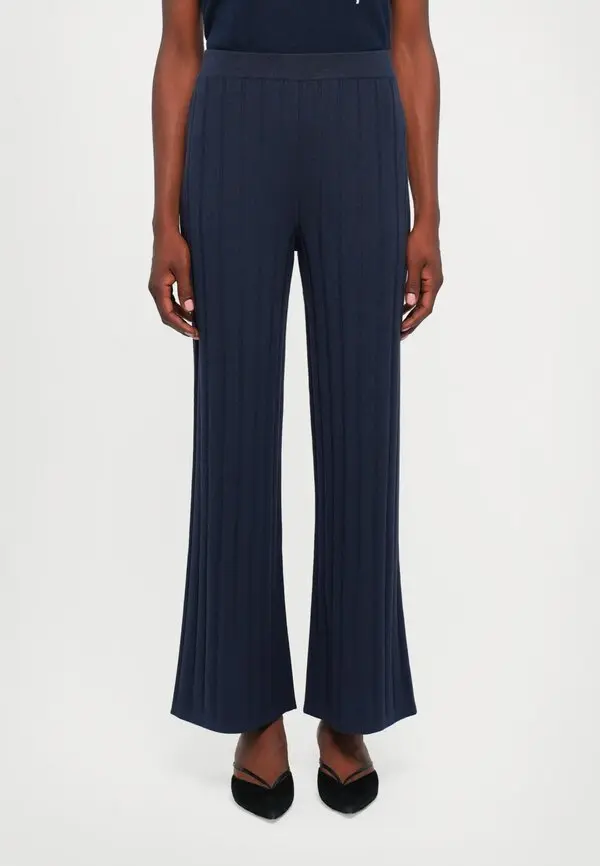 Max Mara Ribbed Knit Relaxed Fit Casual Pants