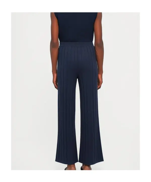 Max Mara Ribbed Knit Relaxed Fit Casual Pants