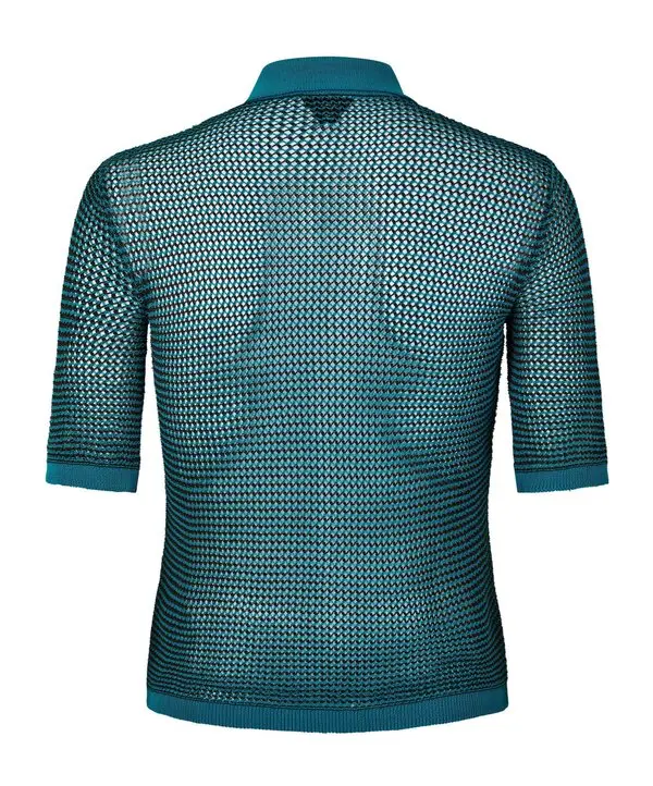 Bottega Veneta Minimalist Shortsleeve Polo Shirt
