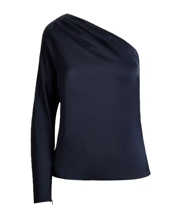 Ralph Lauren Asymmetrical One-sleeve Top