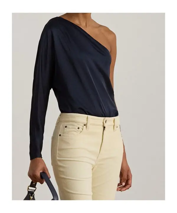 Ralph Lauren Asymmetrical One-sleeve Top
