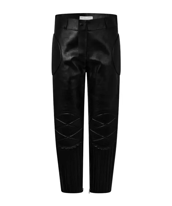Bottega Veneta Leather Trousers