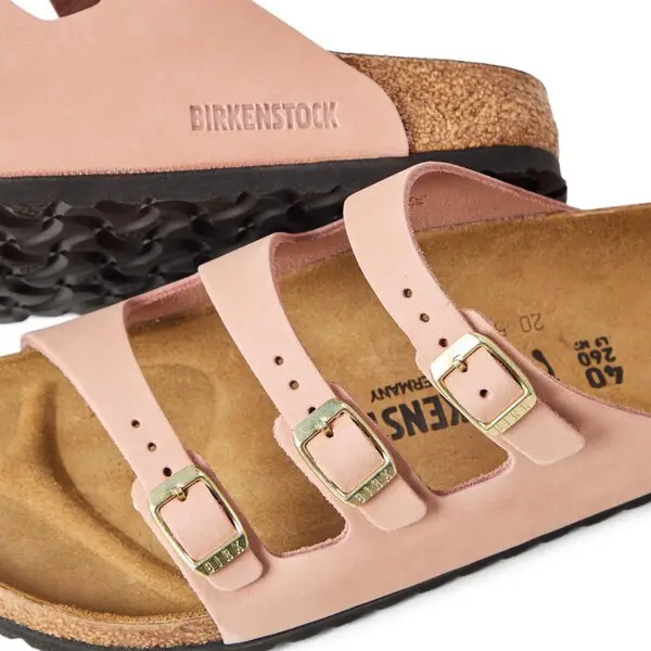 BIRKENSTOCK Florida Hex Flat Sandals - Nude
