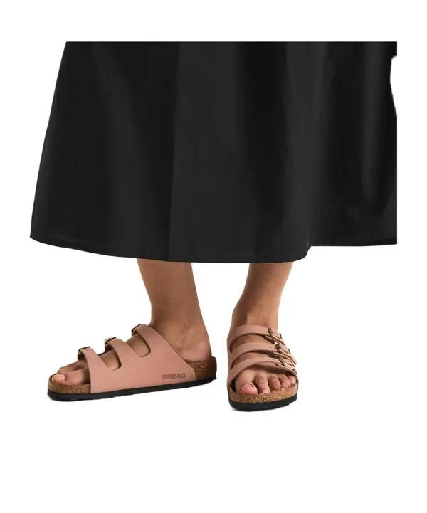 BIRKENSTOCK Florida Hex Flat Sandals - Nude