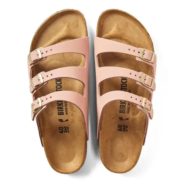 BIRKENSTOCK Florida Hex Flat Sandals - Nude
