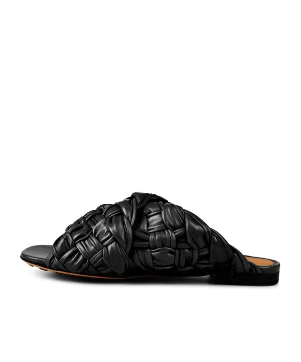Bottega Veneta Woven Flat Mules